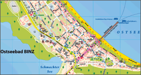Ortsplan Binz - grebemaps® Kartographie