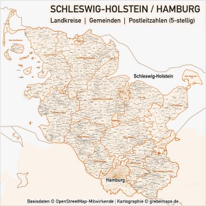 Postleitzahlen Schleswig Holstein